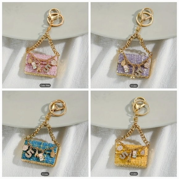 Accessories | Mini Handbag Keychainmetal Key Chain Ring Bag Backpack ...